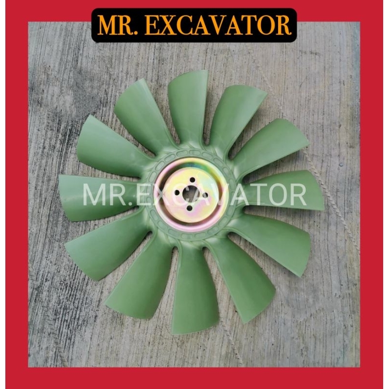 Hitachi EX100-1 EX120 EX120-1 4BD1 Engine Excavator Radiator Fan Blade ...