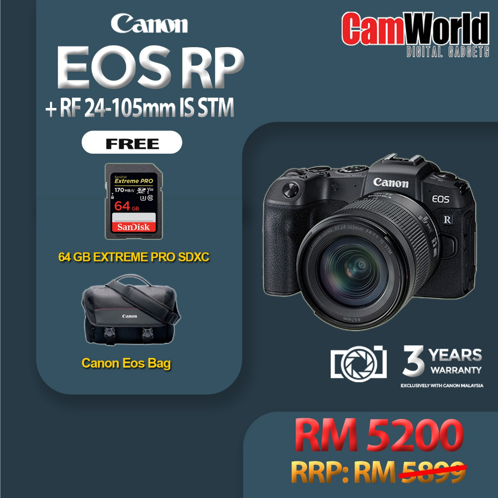 Canon EOS RP Kit ( RF24-105 IS STM ) | Shopee Malaysia