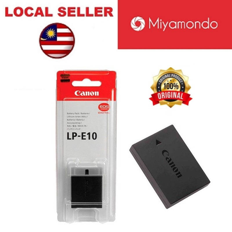 🔥Ready Stock🔥ORIGINAL Canon LP-E10 Lithium-Ion Battery for Canon EOS ...