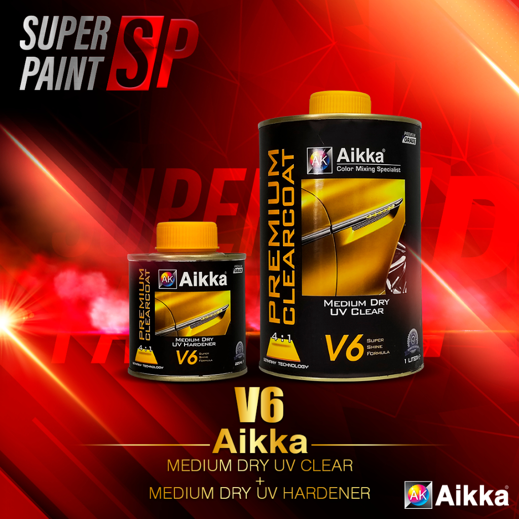 Aikka Premium High Gloss 2K Clear Coat V4 / V6 / V10 / V12 / AK1080 ...