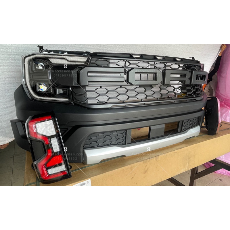 Ford Ranger T9 XL XLT Convert mini Raptor Ranger T9 Bumper Grill Fender ...