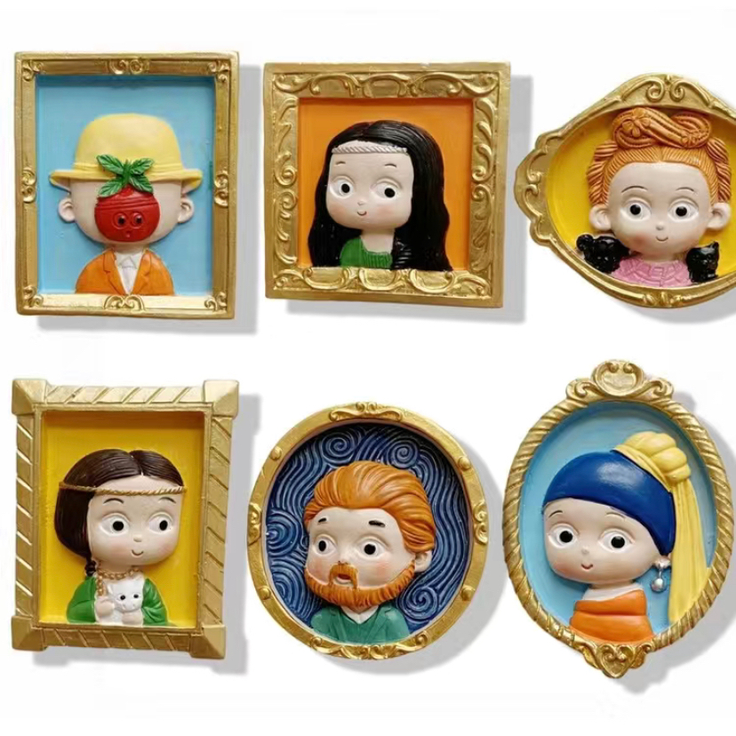 DIY / Colouring / Painting Mini Plaster/Gypsum Cute Cartoon Figure ...