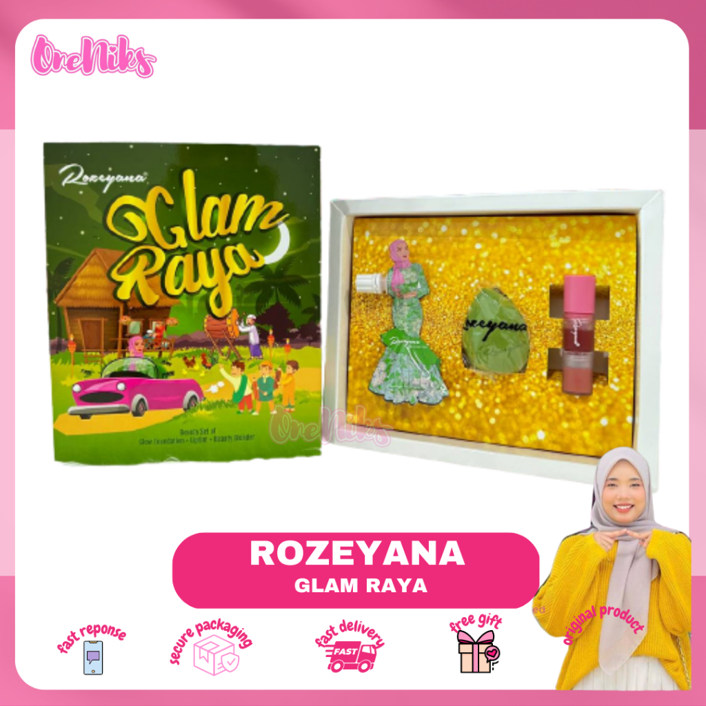 ROZYANA Glam Raya | Glam Raya Tiktoks | SET 3 IN 1 Make Up Raya ...