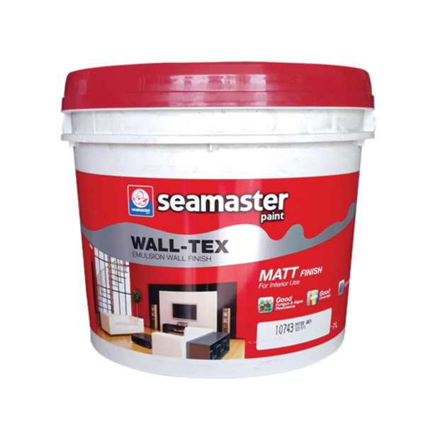 7L Seamaster Wall-Tex Emulsion Paint For Interior Wall Surface CAT ...