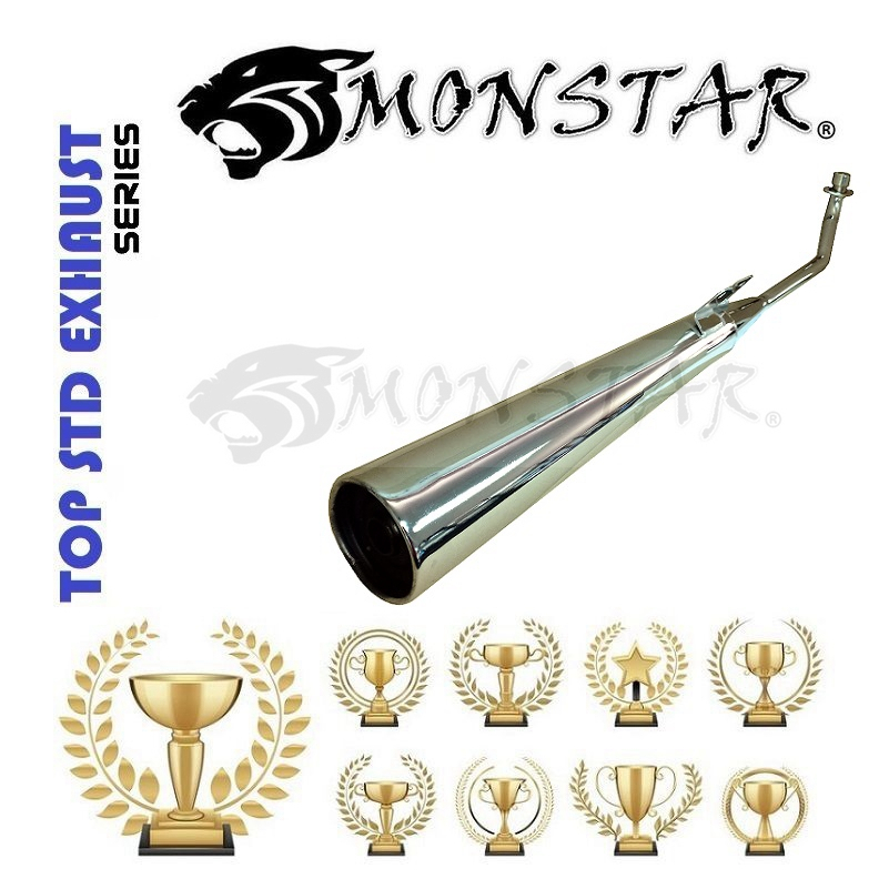 Smash 110 Exzos EJM Standard Exhaust smash110 Std Ekzos Pipe racing gl ...