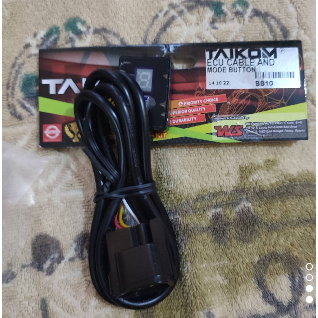 TAIKOM RACING ECU CABLE AND MODE BUTTON KABEL ECU RED LEO NLK ECU MODE ...