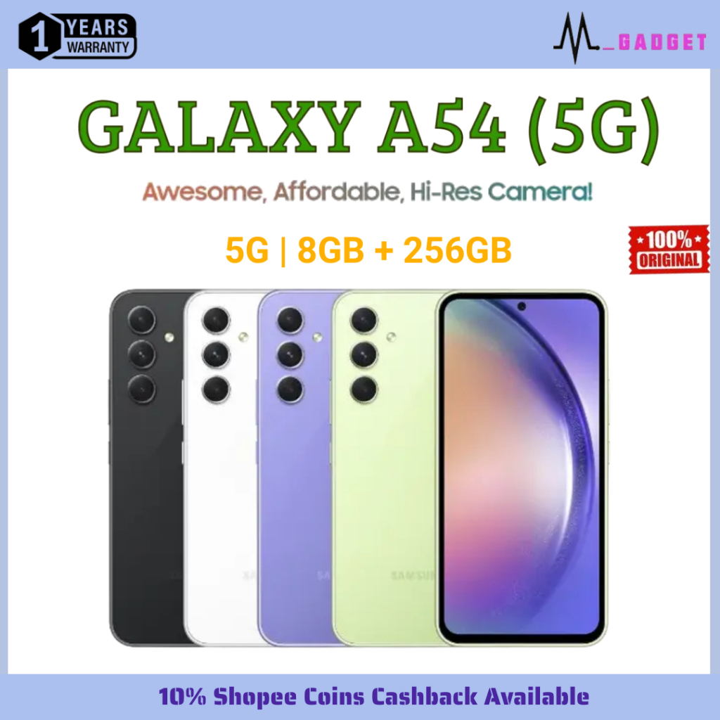 SAMSUNG Galaxy A54 5G | 8GB + 256GB | 5000mAh Battery | Exynos 1380 ...