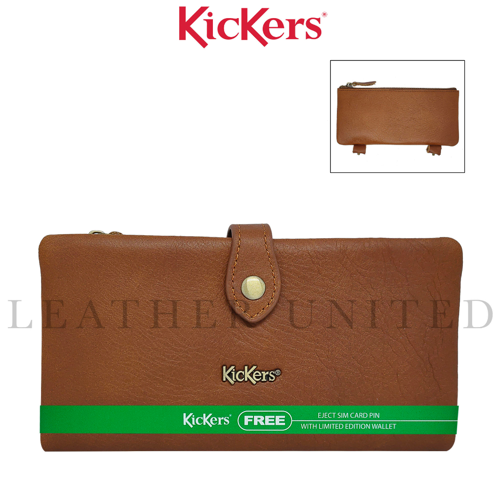 𝐊𝐈𝐂𝐊𝐄𝐑𝐒 𝐋𝐀𝐃𝐈𝐄𝐒 𝐂𝐎𝐋𝐋𝐄𝐂𝐓𝐈𝐎𝐍 Genuine Top Grain Soft Leather Bifold Button ...