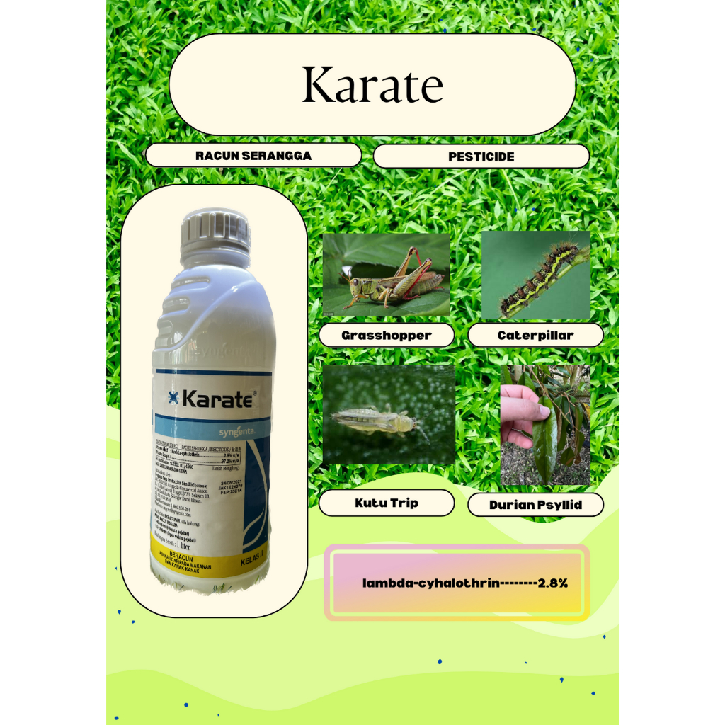 Syngenta Karate Racun Serangga Bermakan Daun | Shopee Malaysia