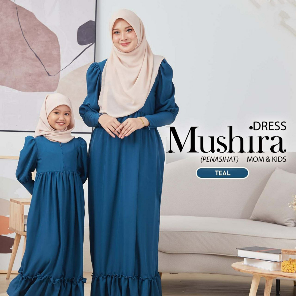 [Dress Mushira] > Sedondon Ibu dan Anak > Tak jarang Tak panas ...