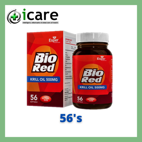 ESPER BIO RED KRILL OIL 500MG 56'S ( EXP DATE : 07/2026 ) | Shopee Malaysia