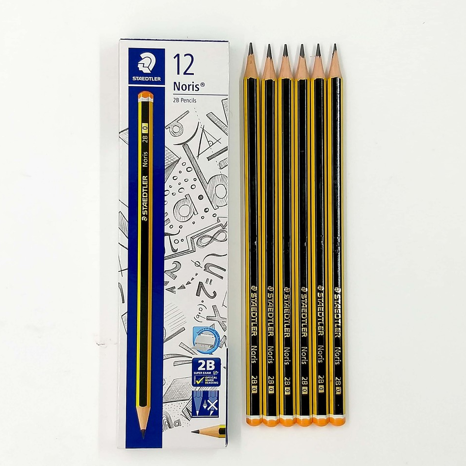 READY STOCK!! Staedtler Noris 120 2B Pencils 12 Pcs (1 Box) | Shopee ...