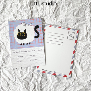 Shat or Shitten Cat Postcard [ttl. studio] | Shopee Malaysia