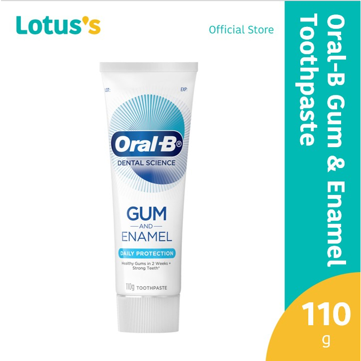 Oral-B Dental Science Gum & Enamel Daily Protection Toothpaste 110g ...
