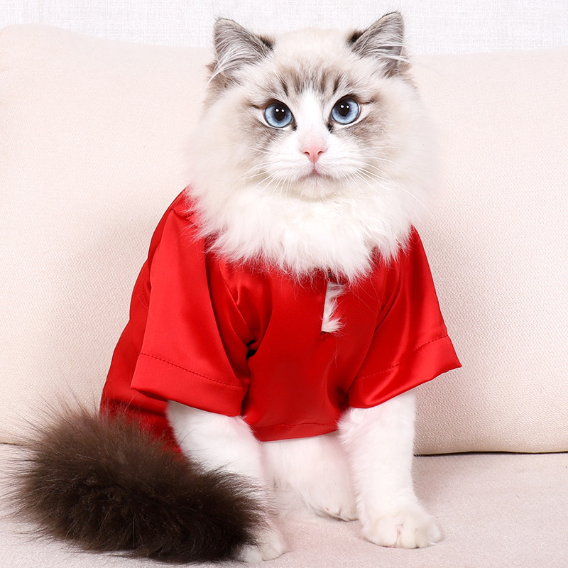 EZPET🐱 【Pet Costume Hari Raya Cat Baju 】Pet Clothes Raya Baju Melayu ...