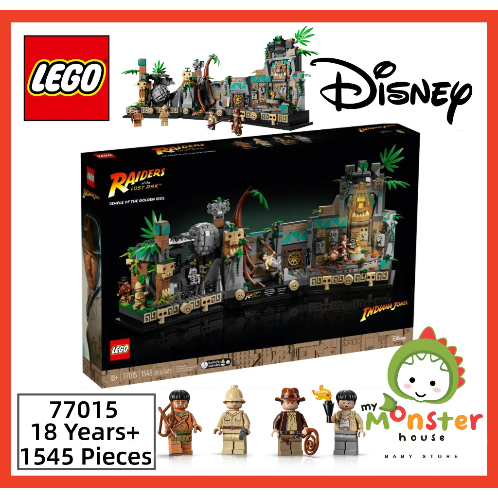 Original LEGO Disney 77015 Temple of the Golden Idol ( 1545 Pieces ) 18 ...