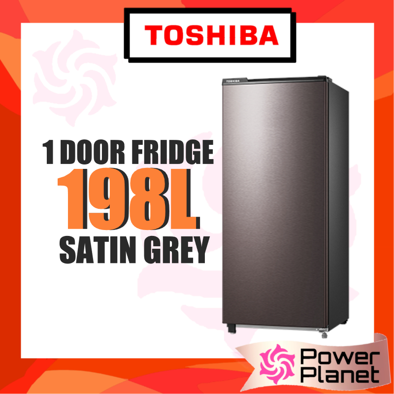 Toshiba 198L Single Door fridge GR-RD247CM-DMY(37) Satin Grey / Hisense ...