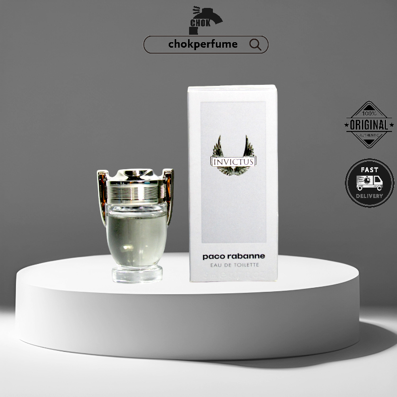 Paco Rabanne Invictus EDT 5ml Perfume Miniature (M) | Shopee Malaysia