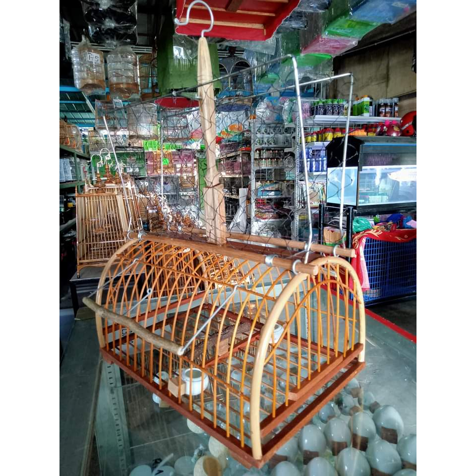 Jebak burung bentuk keranda/jebak lekir murai bird trap perangkap ...