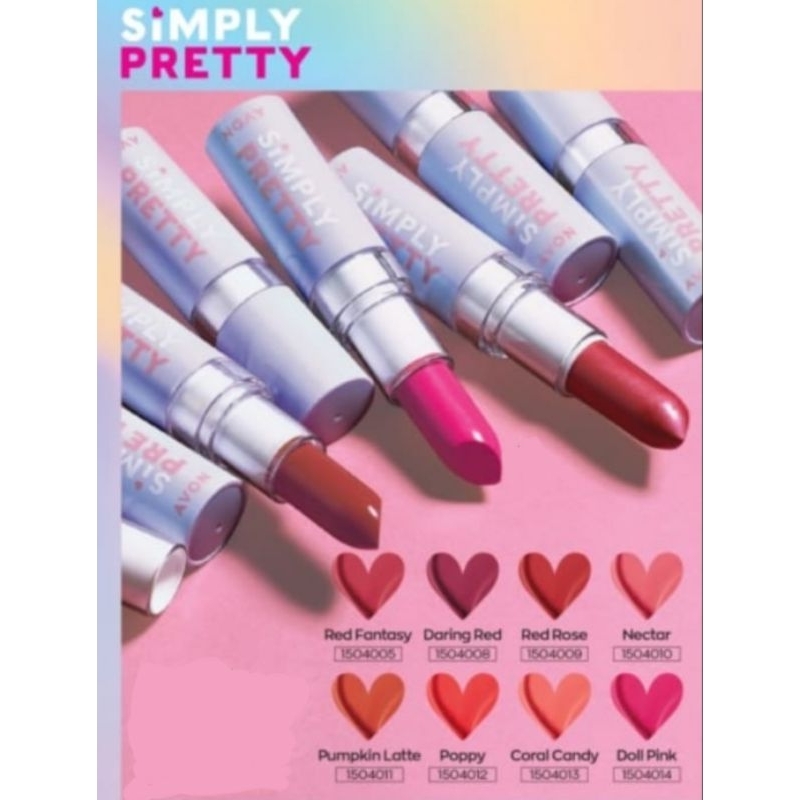 AVON Simply Pretty ColorBliss Lipstick 4g | Shopee Malaysia