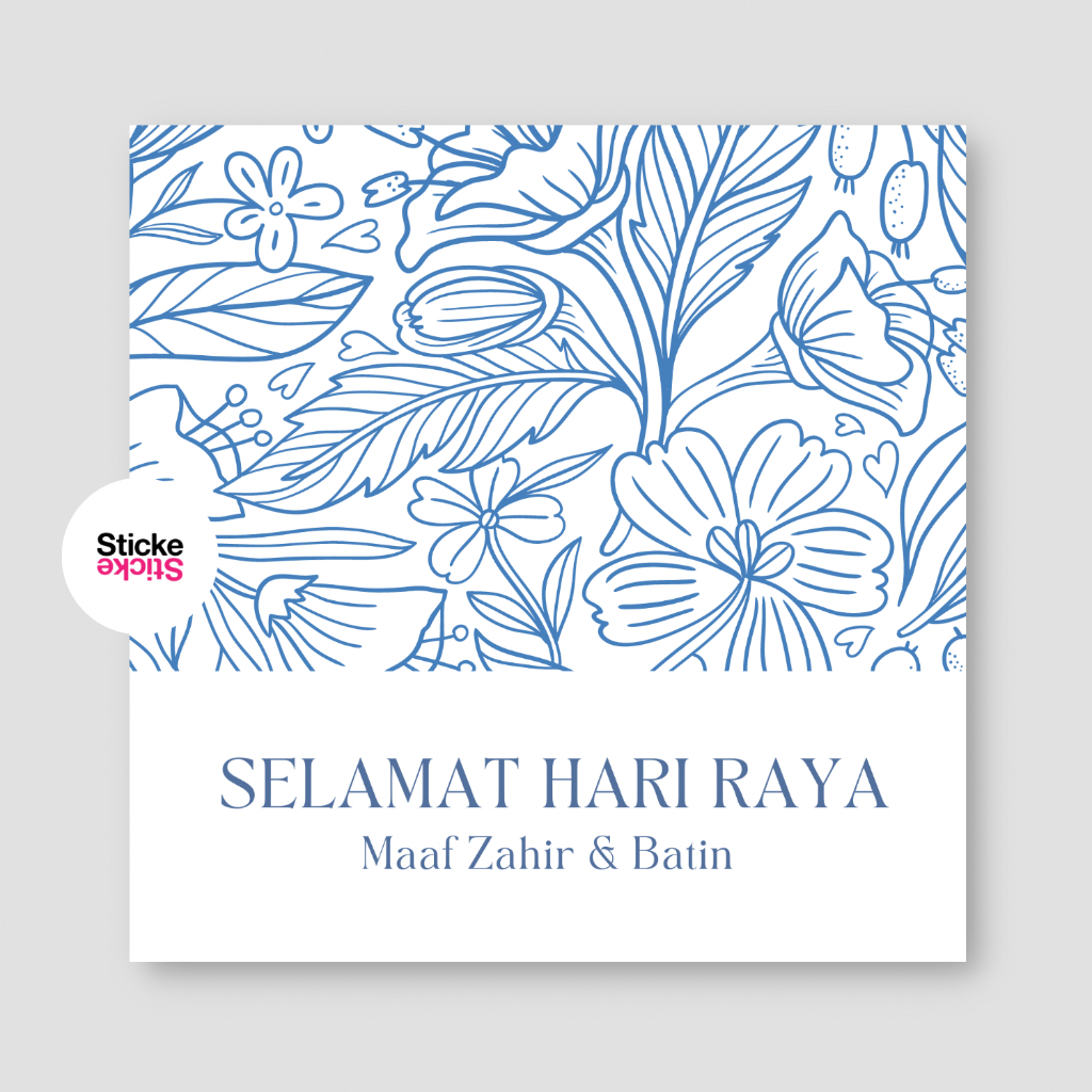 [ 30pcs 5cm ] sticker raya aidilfitri label ucapan raya | Shopee Malaysia