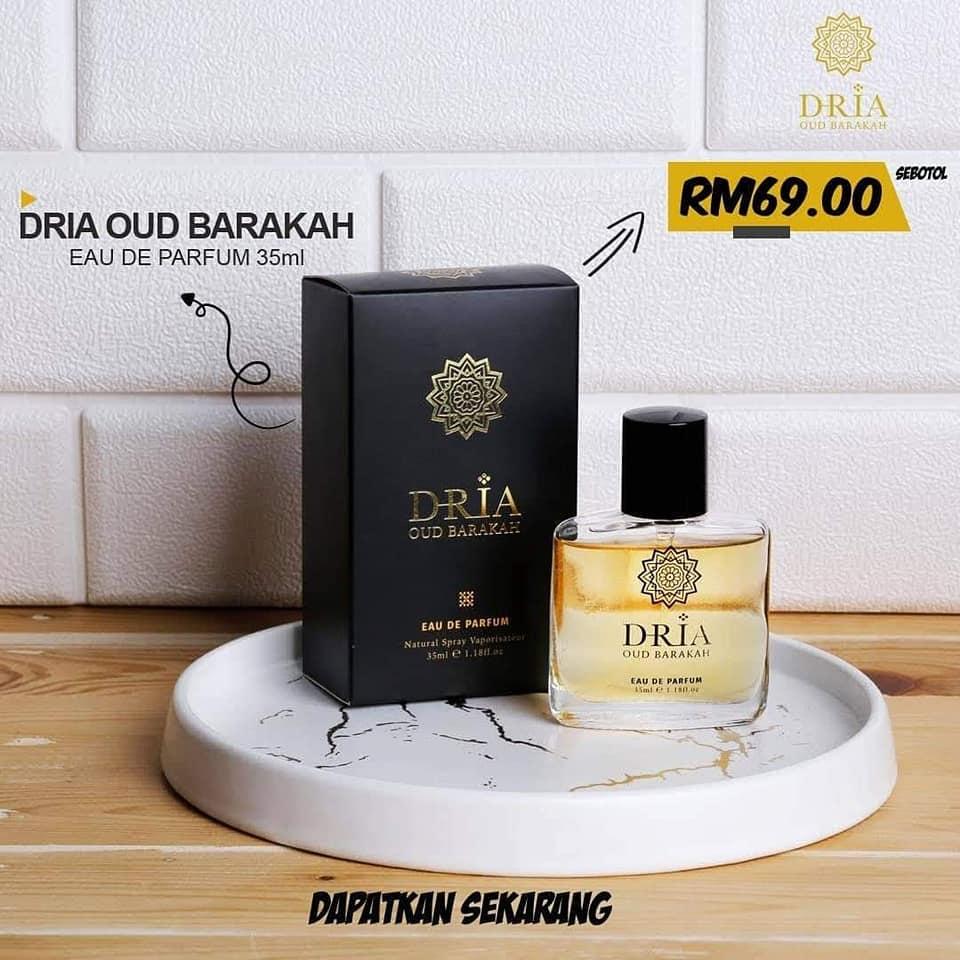 DRIA Barakah SPRAY 35ml Oud of PERFUME Viral [ORIGINAL HQ] Premiun OUD ...