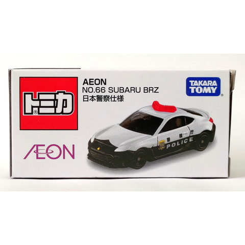 TOMICA AEON POLICE CAR SERIES NO.66 SUBARU BRZ PATROL CAR SPEC. (JAPAN ...