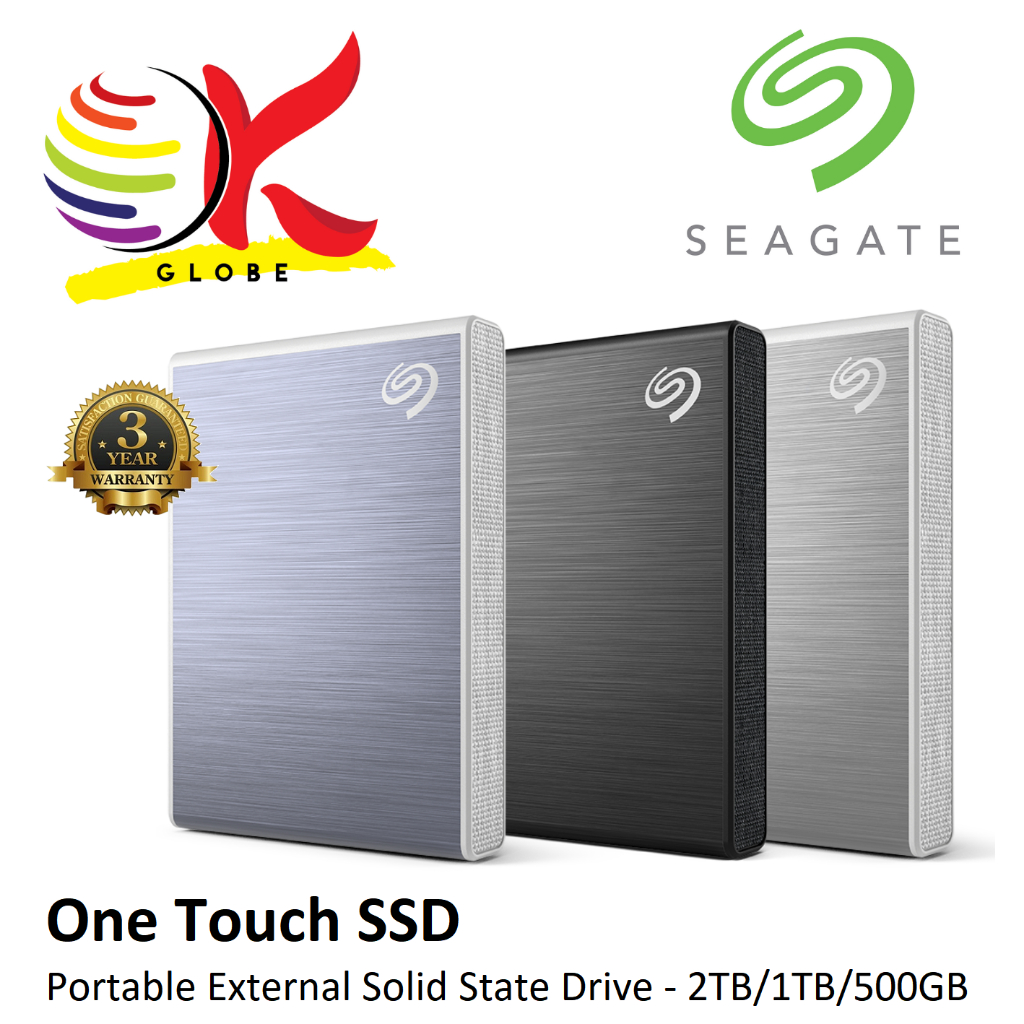 SEAGATE EXT SSD ONE TOUCH PORTABLE EXTERNAL SOLID STATE DRVE WITH ...