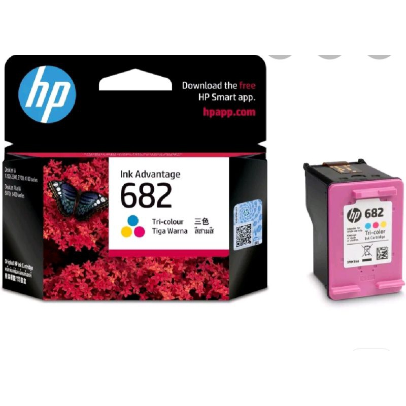 HP 682 TRI COLOR INK (ORIGINAL) | Shopee Malaysia