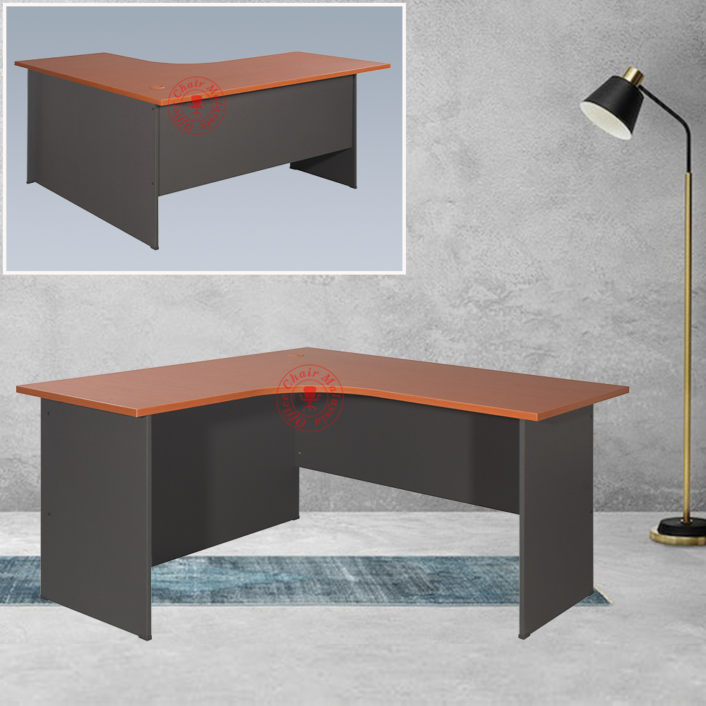 L Shape Office Table / Study Table / Study Desk / Writing Table / Meja ...