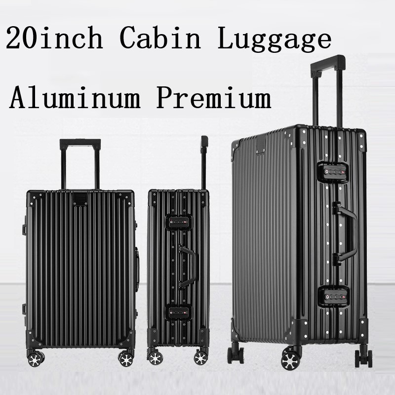 20'' to 29'' Full Aluminum Luggage bag travel Bagasi beg travel Bag ...