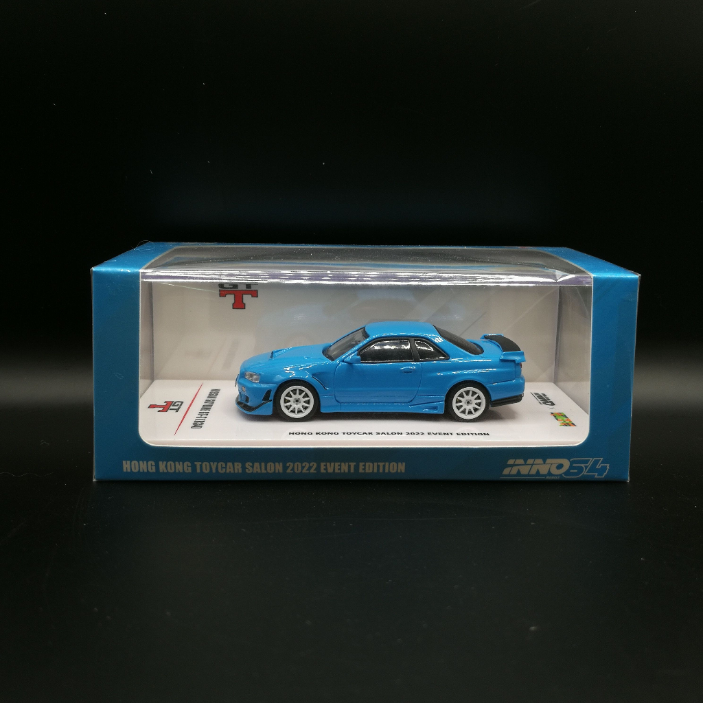 INNO64 Nissan Skyline GT-T (R34) Hong Kong Toycar Salon 2022 Event Edition Baby Blue | Shopee ...