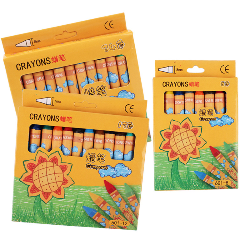 Crayon Colour Warna Krayon Budak 8 colors 12 colors 24 colors Crayon ...