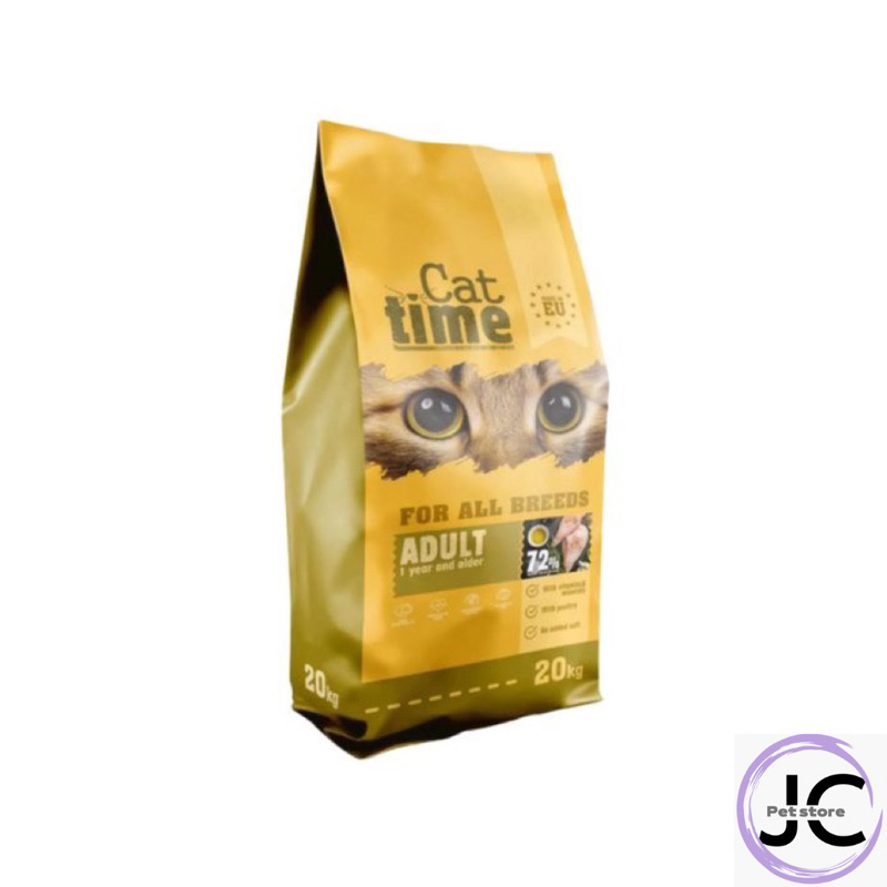 CAT TIME Cat Dry Food 20kg / Makanan kucing Murah | Shopee Malaysia