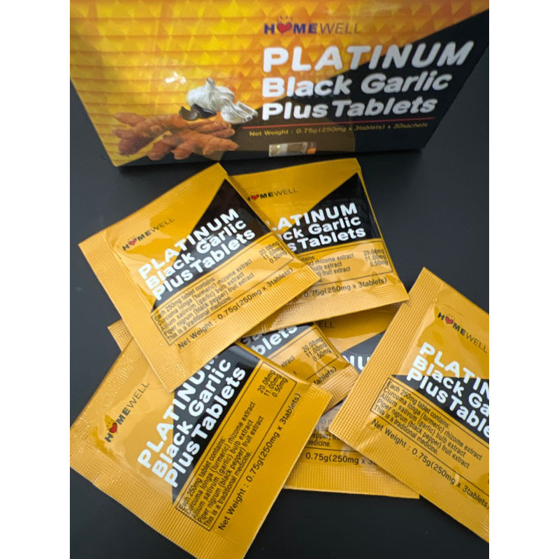 Platinum Black Garlic Plus Tablet 3s per pack (loose) | Shopee Malaysia