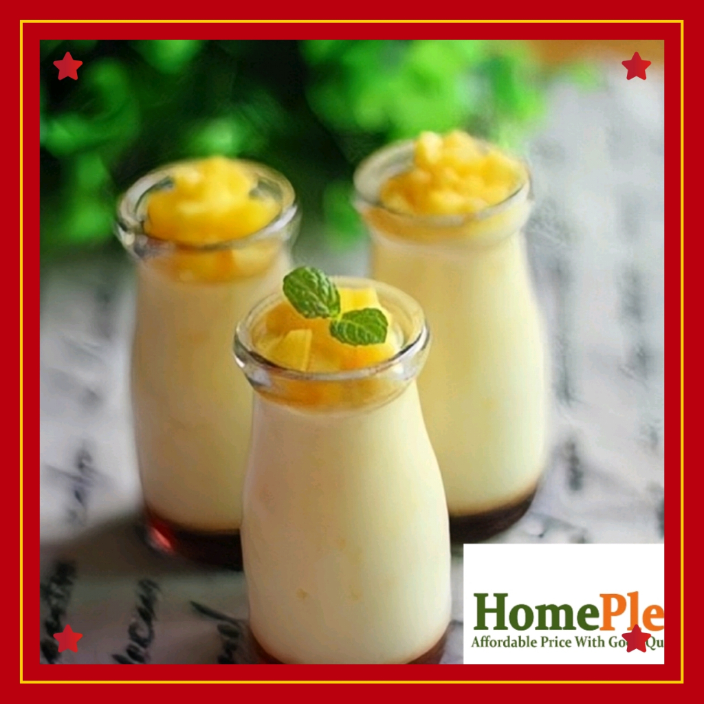 【READY STOCK】200ml Glass Pudding Jar, Yogurt Container, Pudding Bottle ...