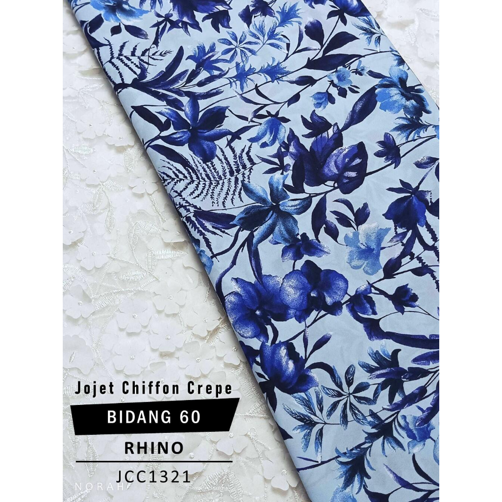 READY STOCK!! KAIN PASANG VIETNAM JOJET CHIFFON CREPE IRONLESS | Shopee ...
