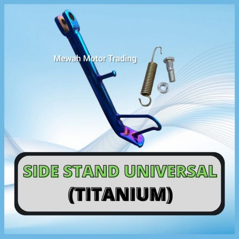 [READY STOCK] SIDE STAND (UNIVERSAL) (TITANIUM) | Shopee Malaysia