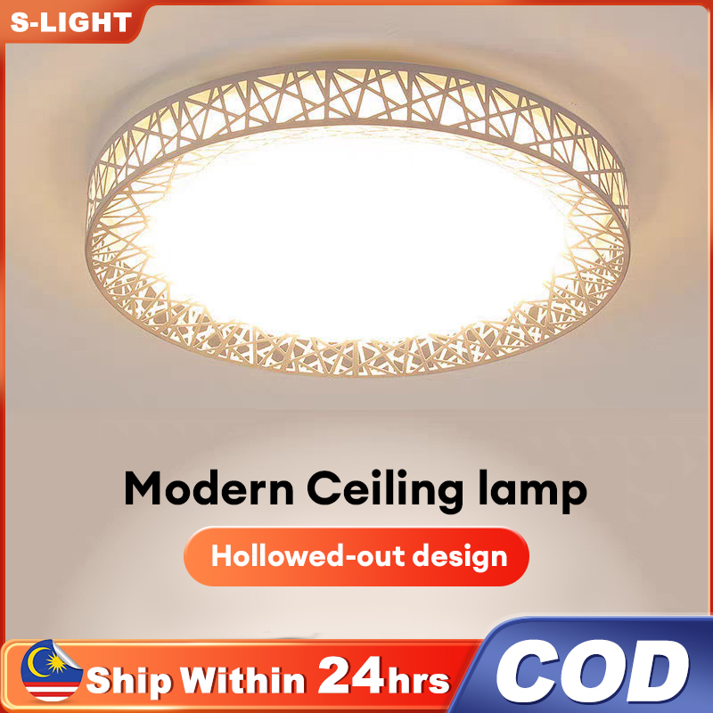 LED Ceiling Light Bird Nest Round Lamp Modern Fixtures For Living Room ...