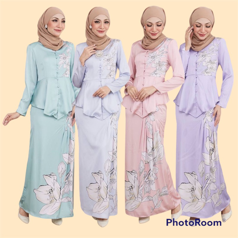 DAISY KEBAYA PEPLUM MSBERIPINKCLOSET BAJU RAYA 2024 BAJU TUNANG BAJU ...