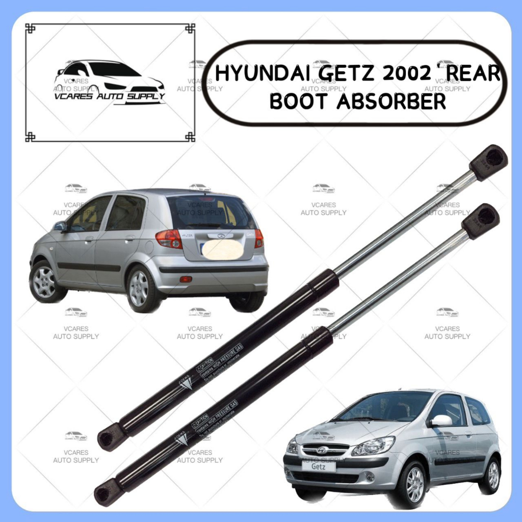 Hyundai Getz 2002 Rear Bonnet Damper BOOT ABSORBER GAS SPRING 1SET 2PC ...