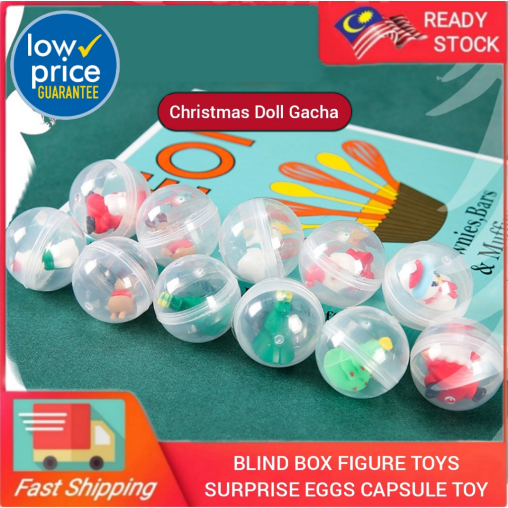 Transparent Plastic Surprise Ball Capsules Christmas Toy | Blind Box ...