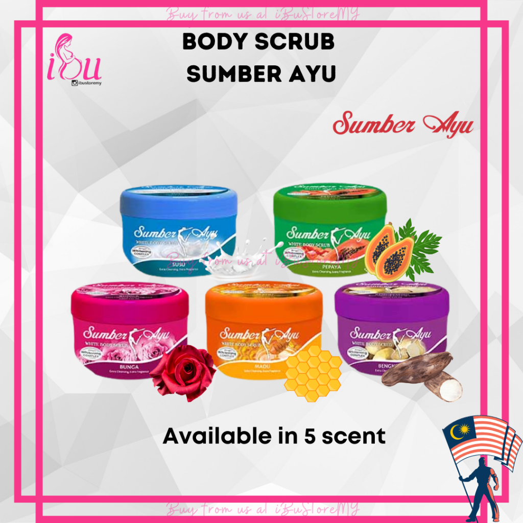 Sumber Ayu Whitening Complex Body Scrub Lulur Mandi Susu Bengkoang ...