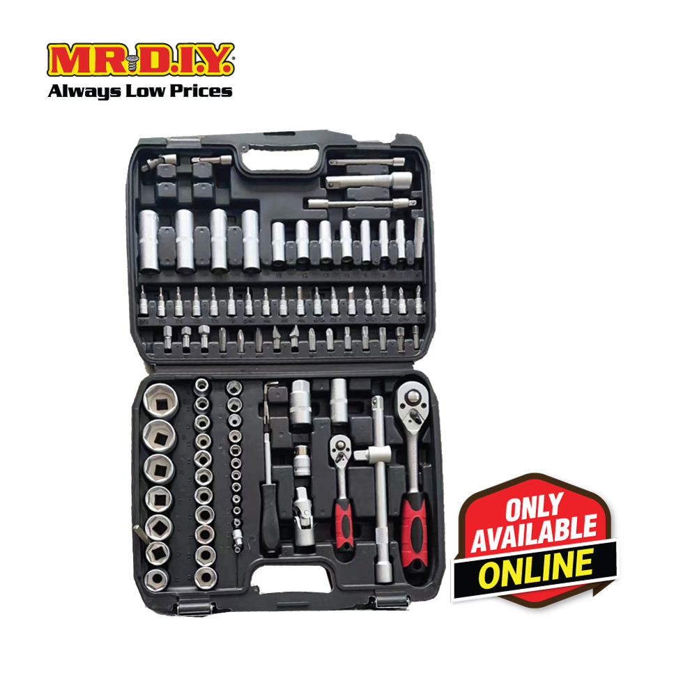 (MR.DIY) Automotive Socket Wrench Set (94 pieces) | Shopee Malaysia