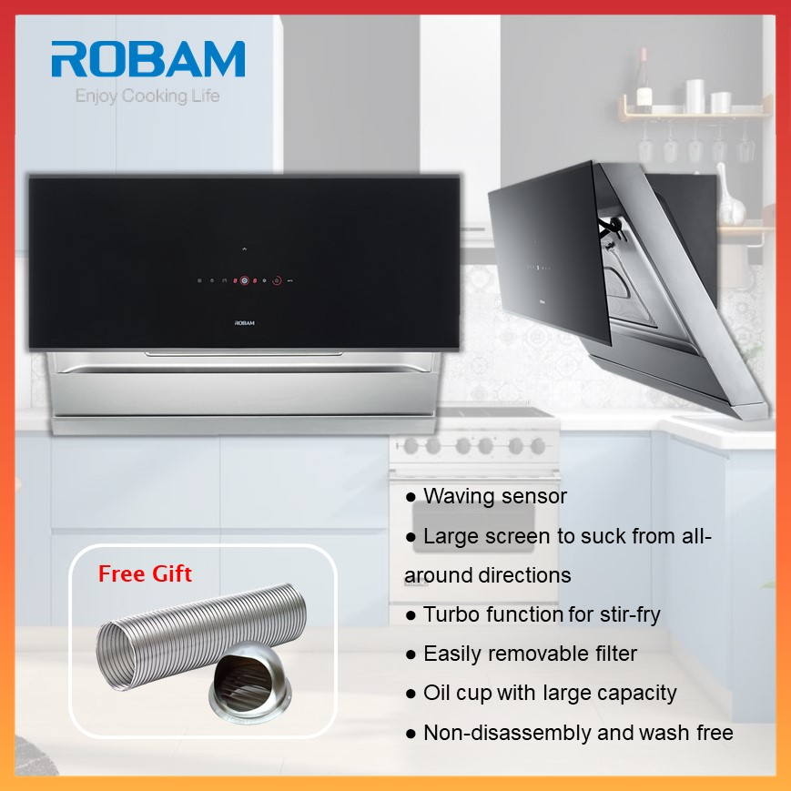 ROBAM A670 Side Absorption Range Hood | Shopee Malaysia