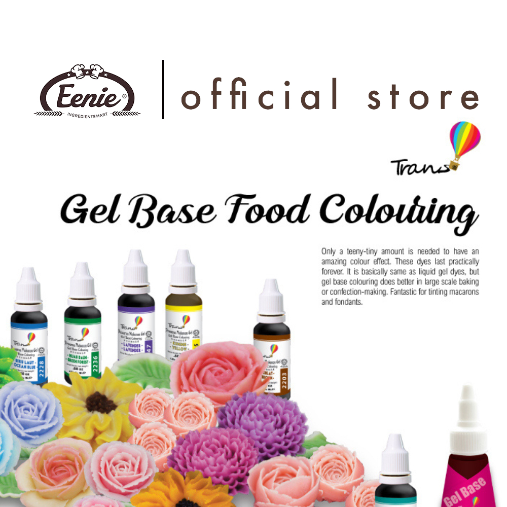TRANS GEL BASE EDIBLE Food Colouring 25g | 0.88oz | PEWARNA MAKANAN ...
