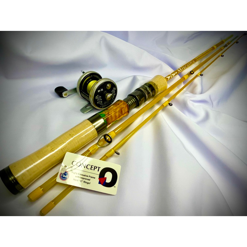 ZEEKS Mergastua Stream Travel / Trout X-Stream Rod S-Glass (5 foot -3 ...