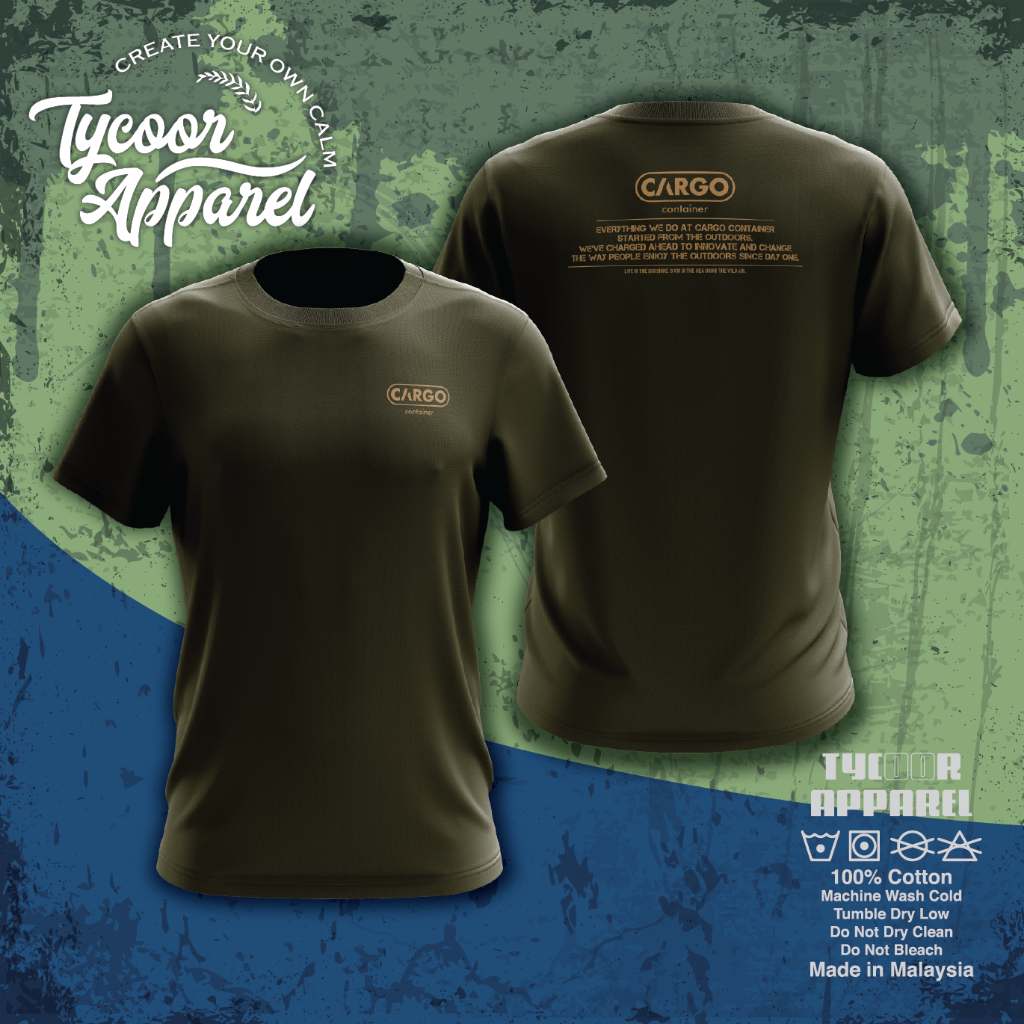 CARGO CONTAINER CC Custom T shirt 100% Cotton ️ | Baju Tshirt | Cetak ...