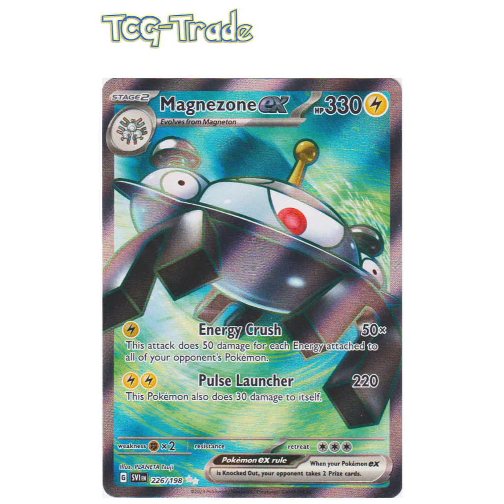 [Pokemon TCG Singles] SV1 Base Set - 226/198 Magnezone ex - Ultra Rare/Full Art - Pokemon Card ...