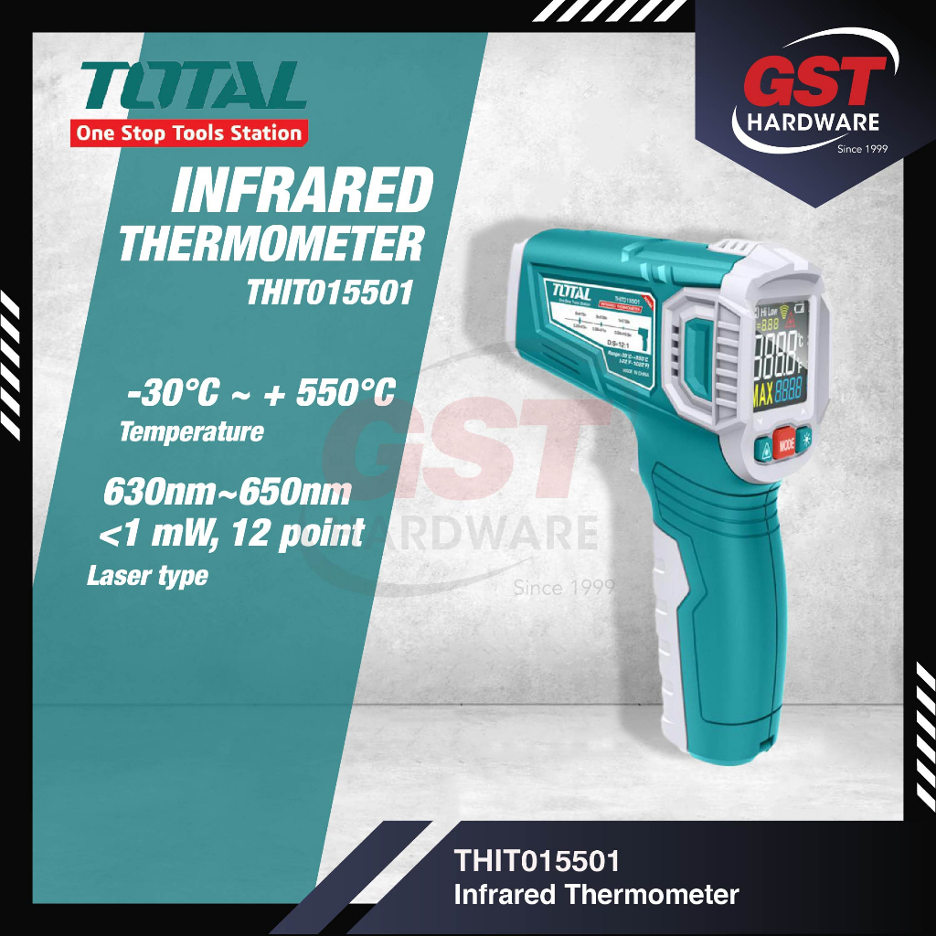 Total Infrared Thermometer THIT015501 Non Contact Thermometer Laser ...